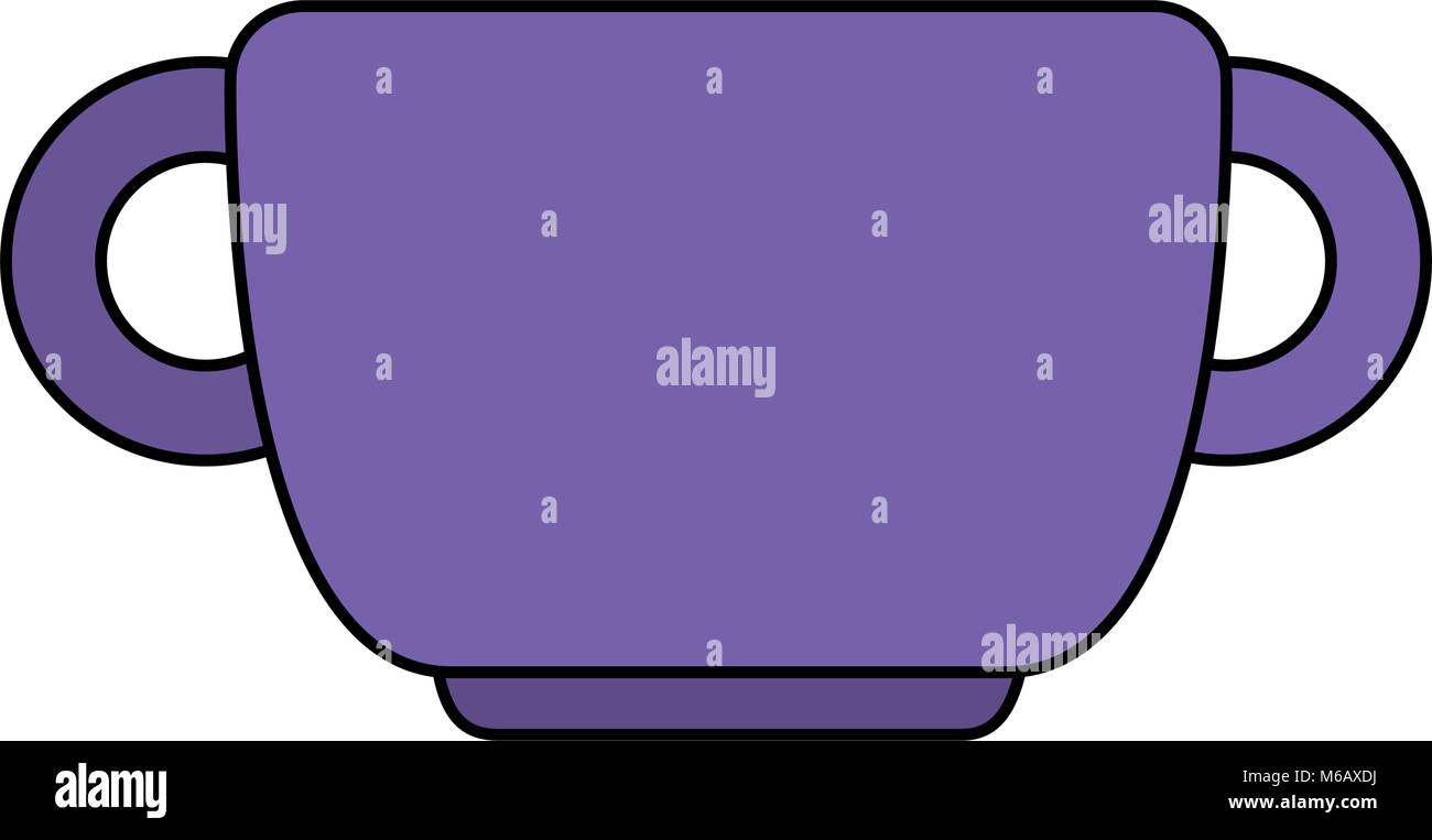 cup with two handles Stock Vector Image & Art - Alamy