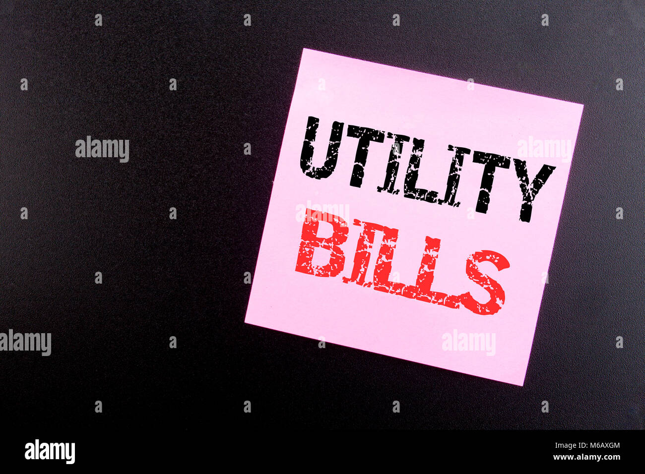 Word, writing Utility Bills. Business concept for Money Bill Payment ...