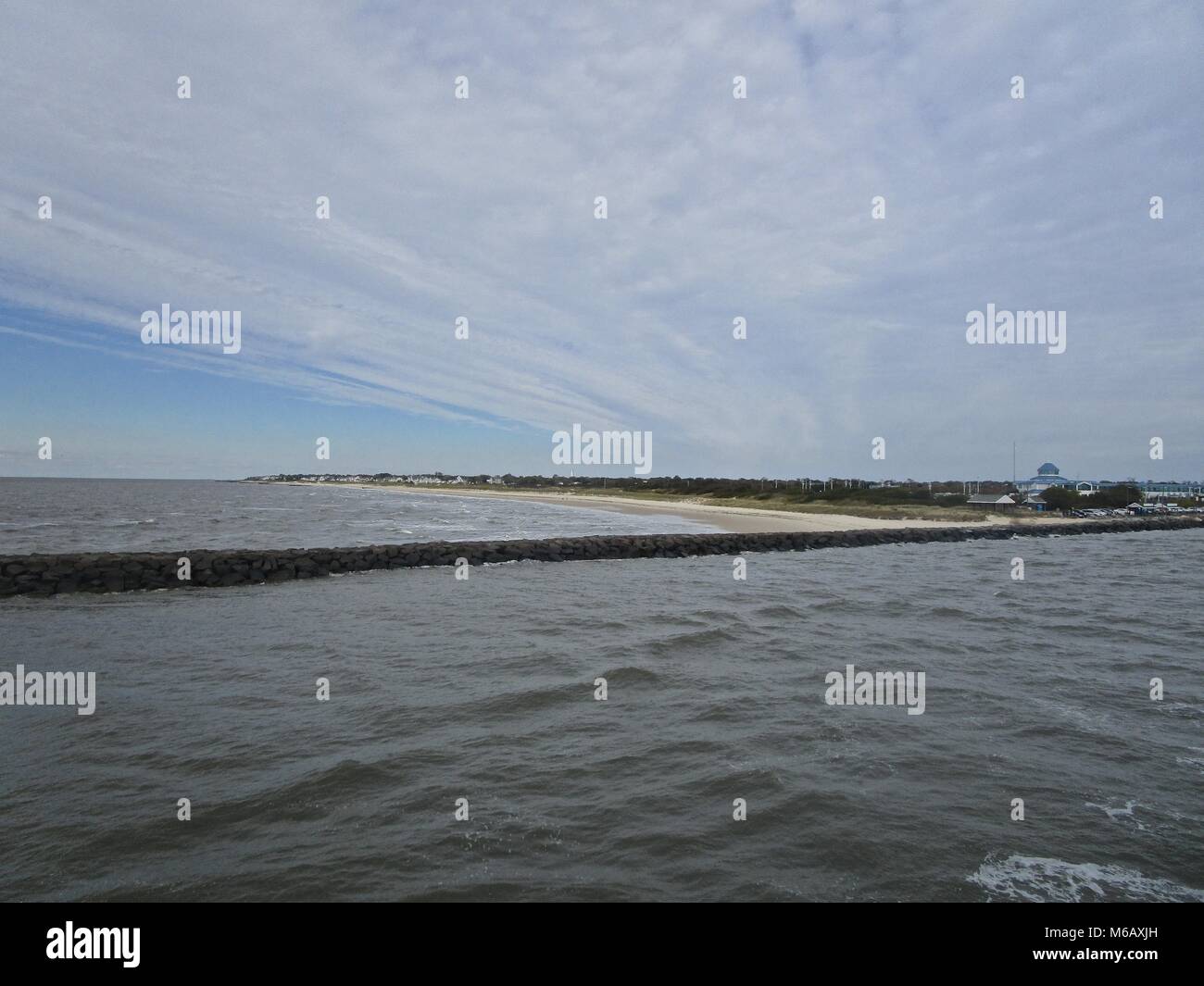 View of West Cape May, New Jersey, from the Cape May to Lewes (Delaware ...
