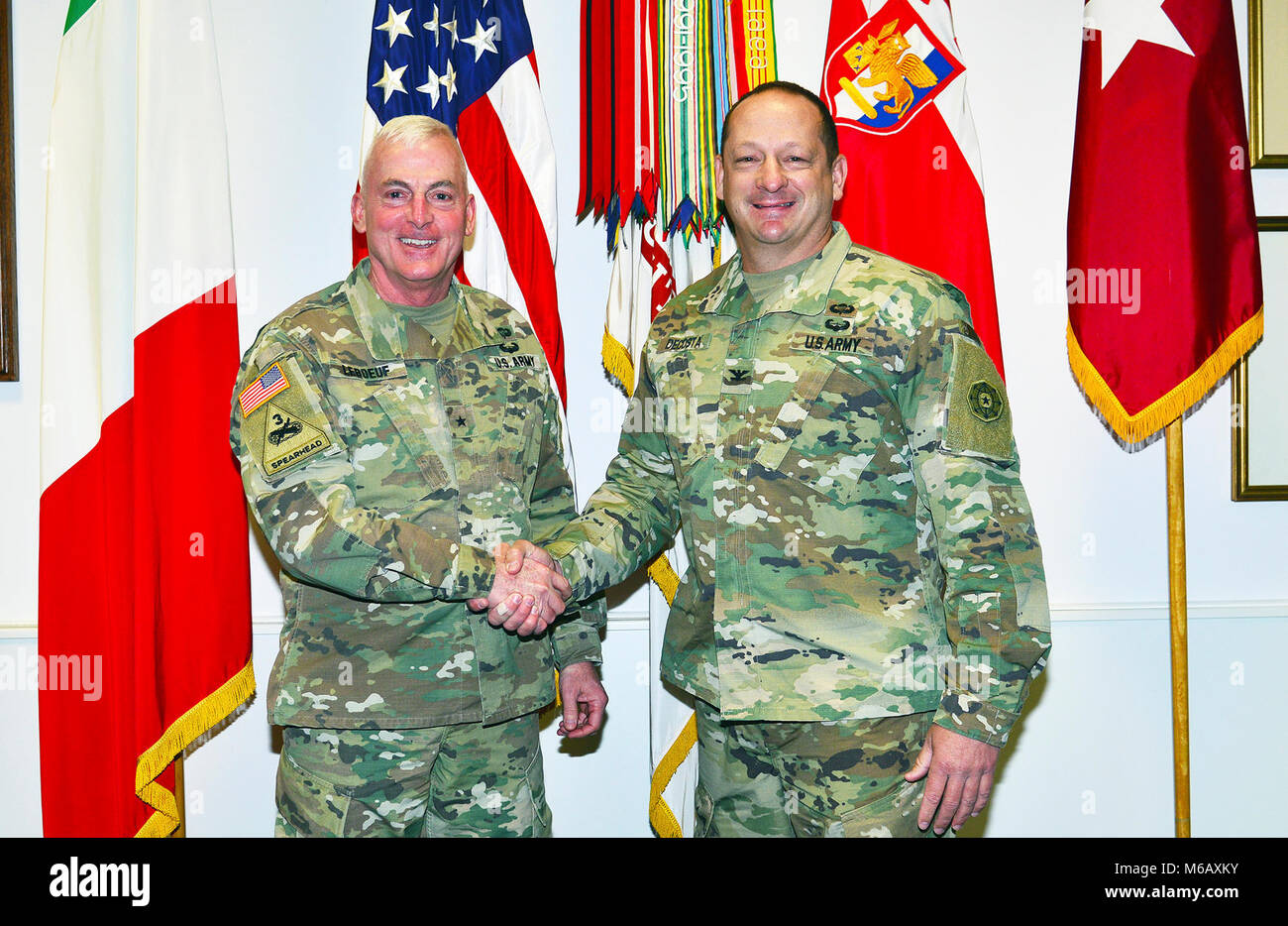 From left, Brig. Gen. Eugene J. LeBoeuf, U.S. Army Africa acting ...