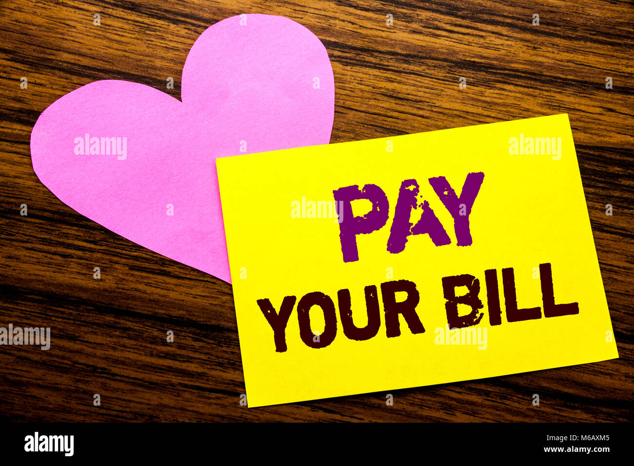 Hand writing text caption inspiration showing Pay Your Bill. Business ...