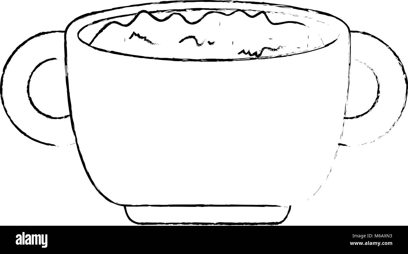 cup with two handles Stock Vector Image & Art - Alamy