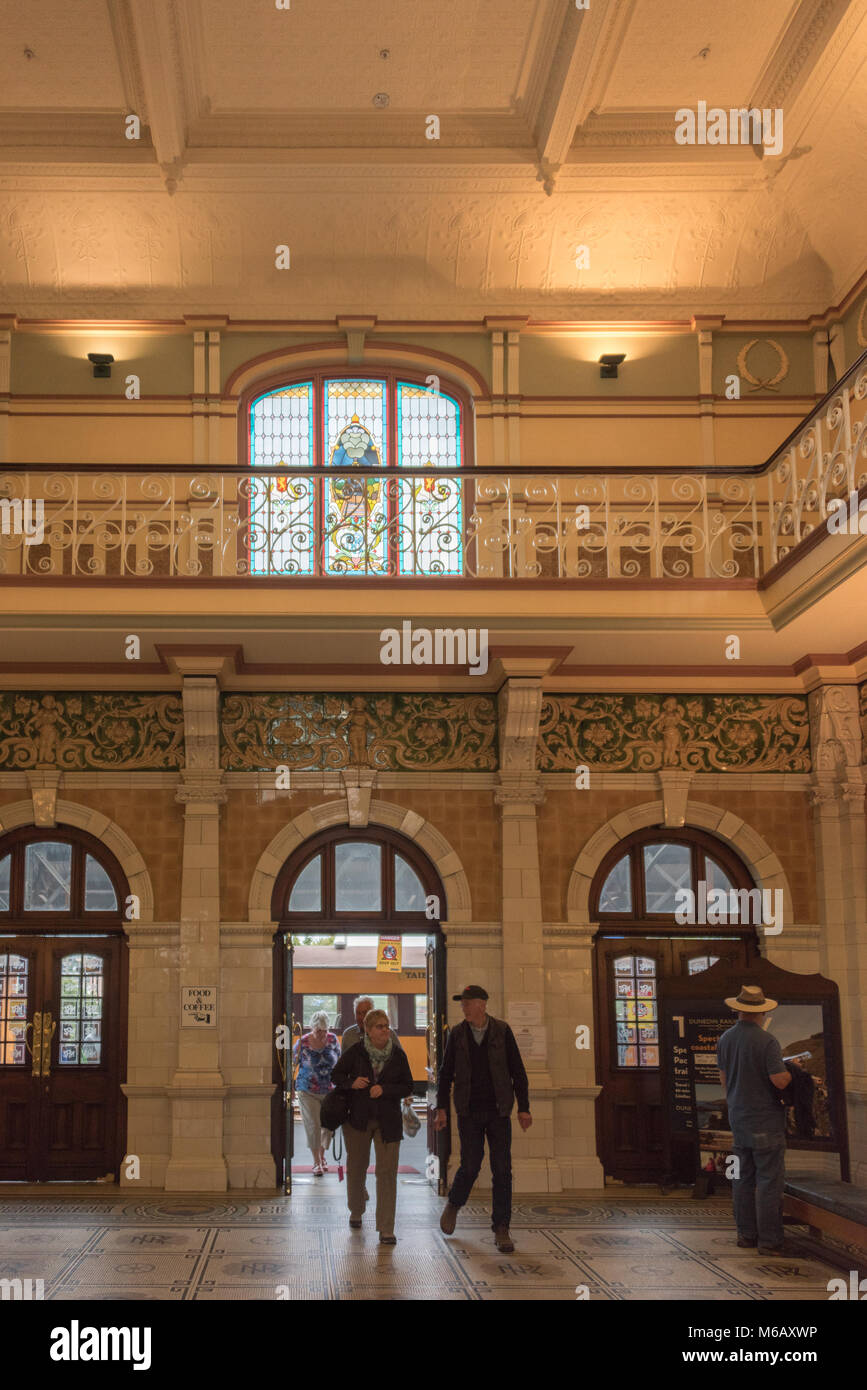 Inside Dunedin Station, South Island, New Zealand Stock Photo - Alamy
