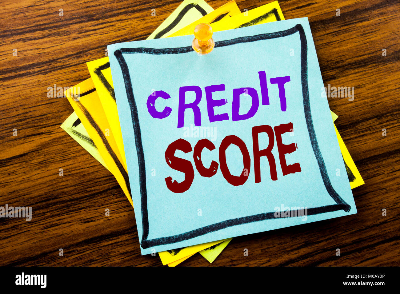 Writing text showing Credit Score. Business concept for Financial ...