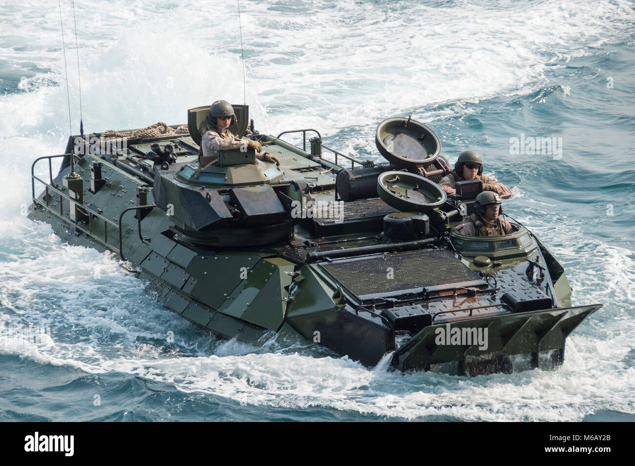 GULF OF THAILAND (Feb. 27, 2018) An amphibious assault vehicle (AAV ...