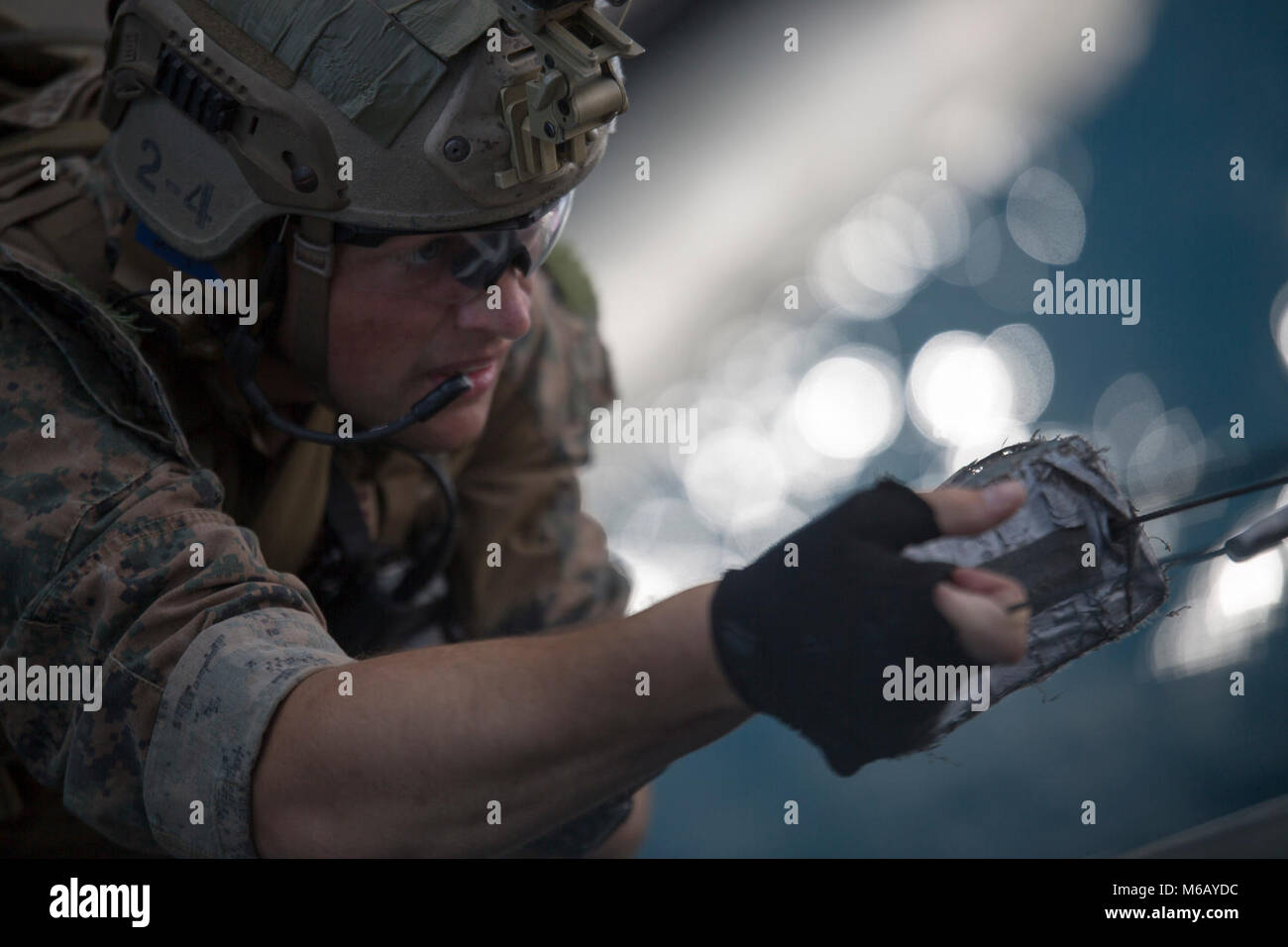 A Force Reconnaissance Marine with Maritime Raid Force, 31st Marine ...
