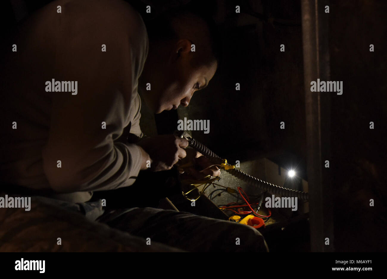 U.S. Air Force Airman 1st Class Yamila Guerrero, a 7th Civil Engineer ...