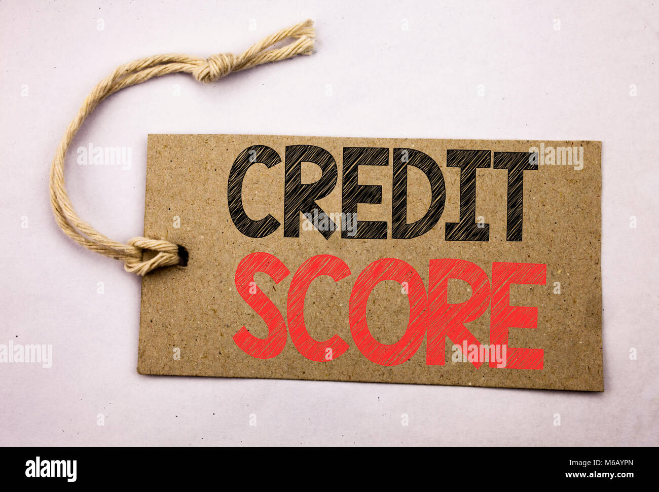Hand writing text caption inspiration showing Credit Score. Business ...
