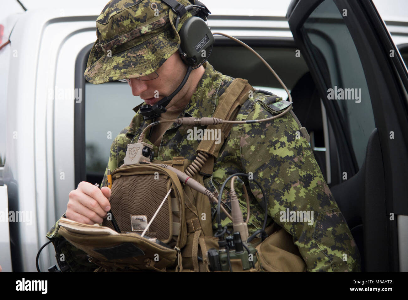 Canadian Royal Air Force Warrant Officer Macintyre, joint terminal ...
