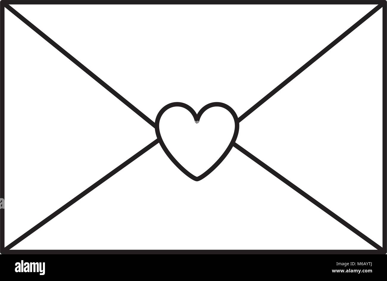 envelope message letter romance card Stock Vector Image & Art - Alamy