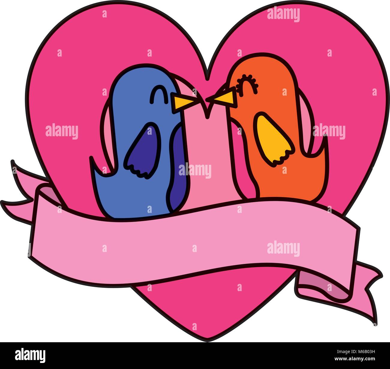 Funny birds inside Stock Vector Images - Alamy