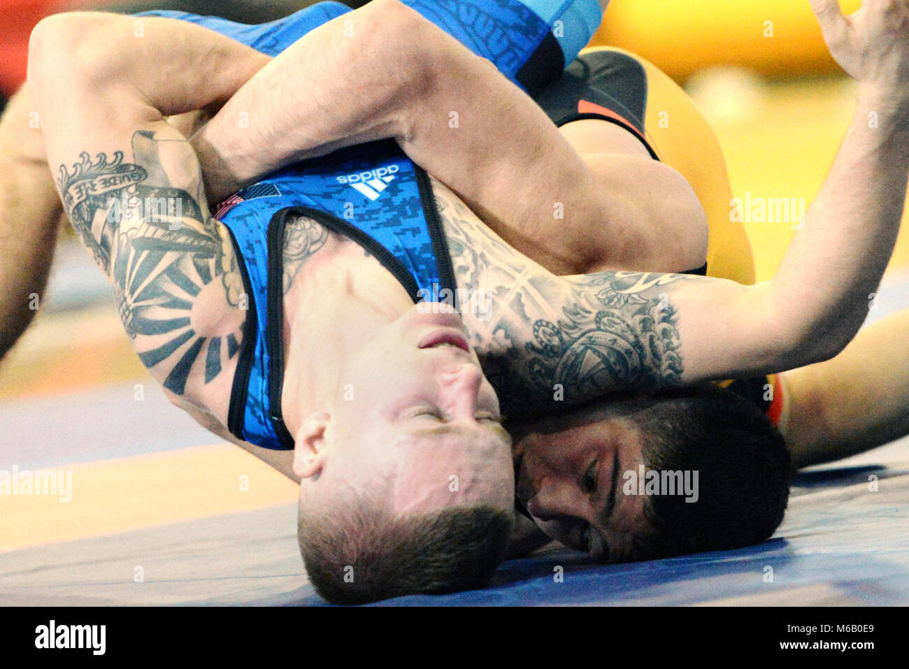 CAMP LEJEUNE, N.C. (Feb. 24, 2018) Army Sgt. Max Nowry, from Wheeling ...