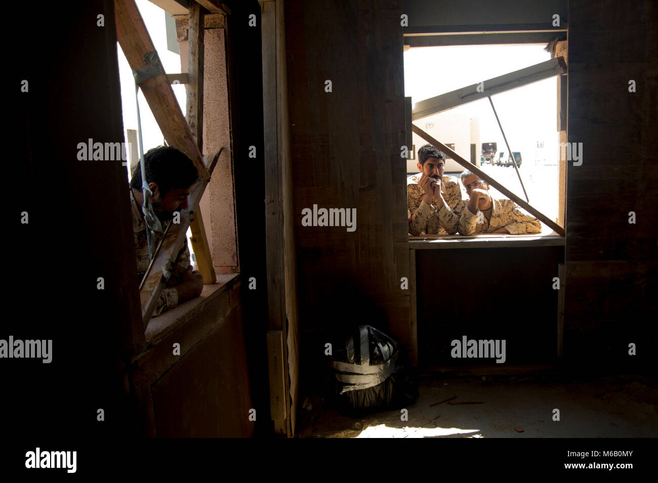 BAHRAIN (Feb 25, 2018) Bahrain Defense Force (BDF) service members ...