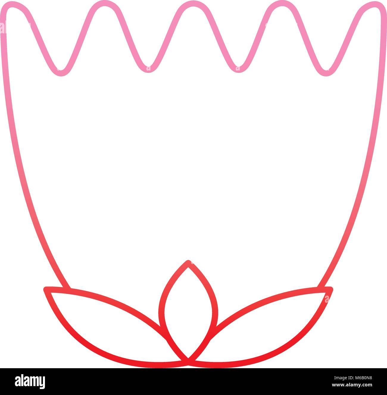 pink flower leave decoration natural icon Stock Vector Image & Art - Alamy