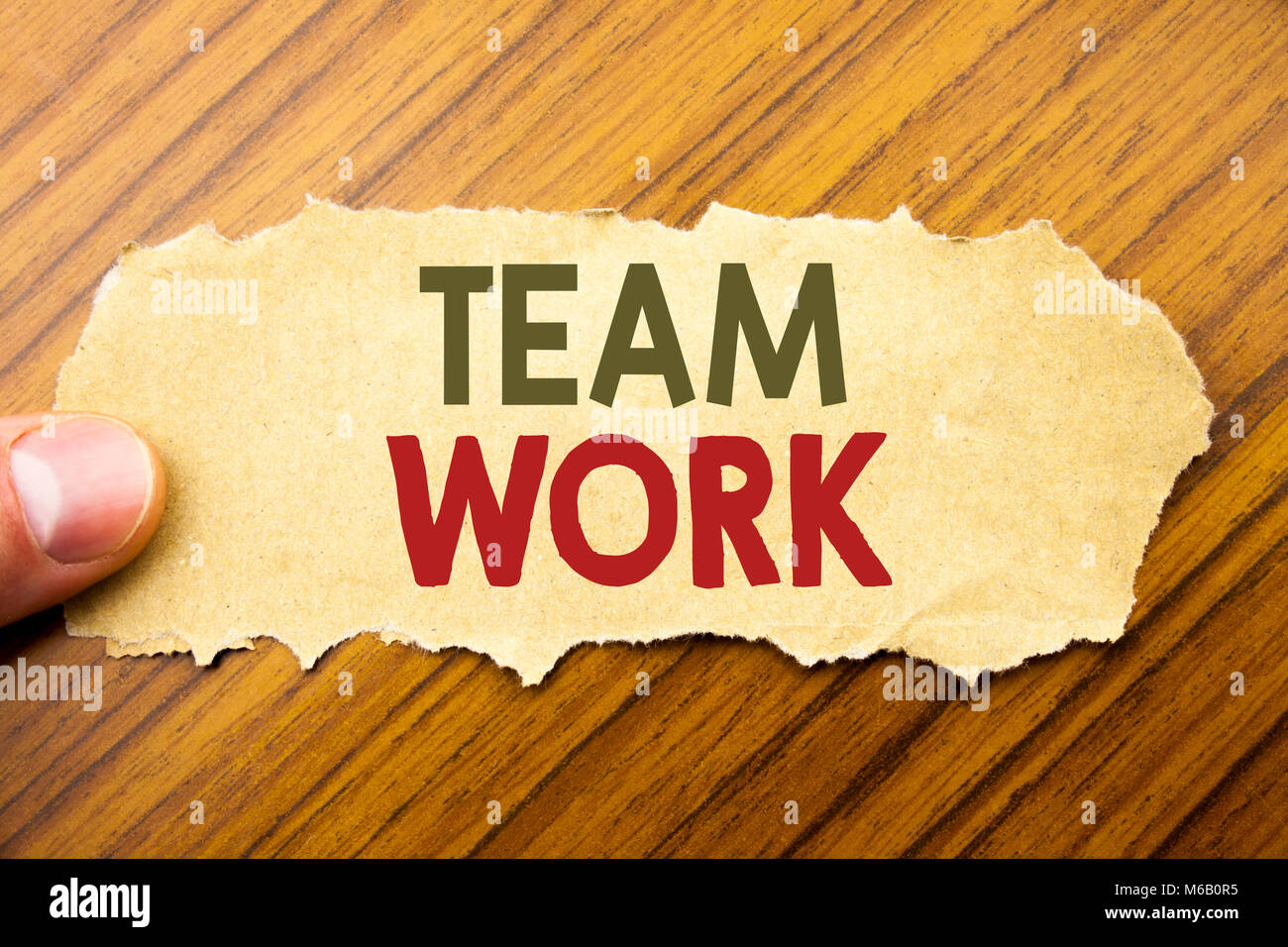 Writing text showing Team Work. Business concept for Teamwork Success ...