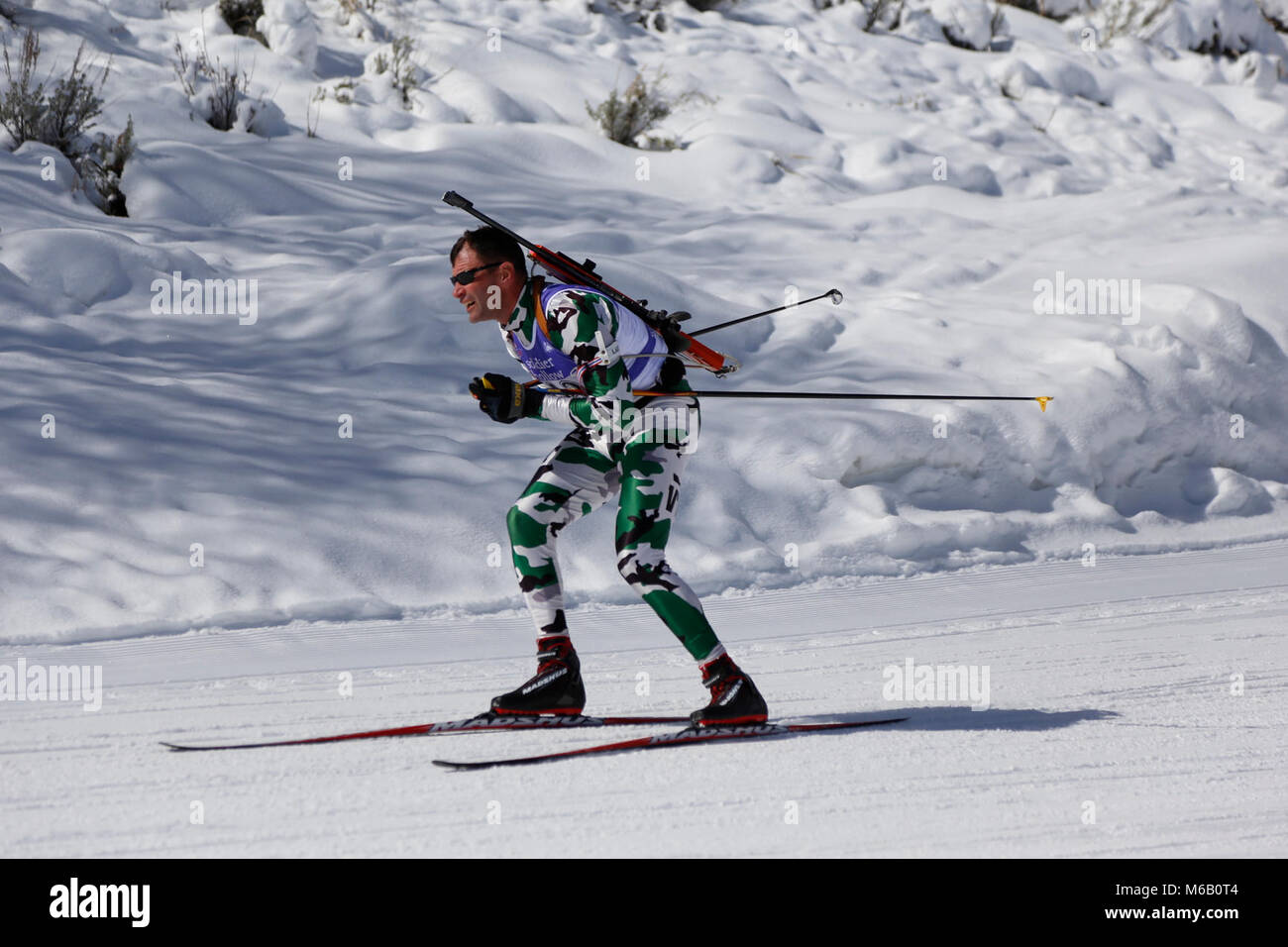 Former Olympian, 1st Sgt. Dan Westover of the Vermont National Guard ...