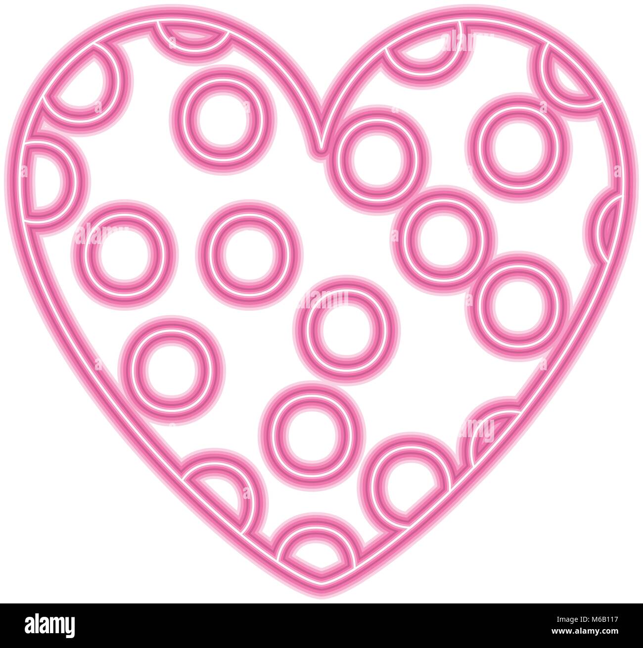 Dotted heart hi-res stock photography and images - Alamy