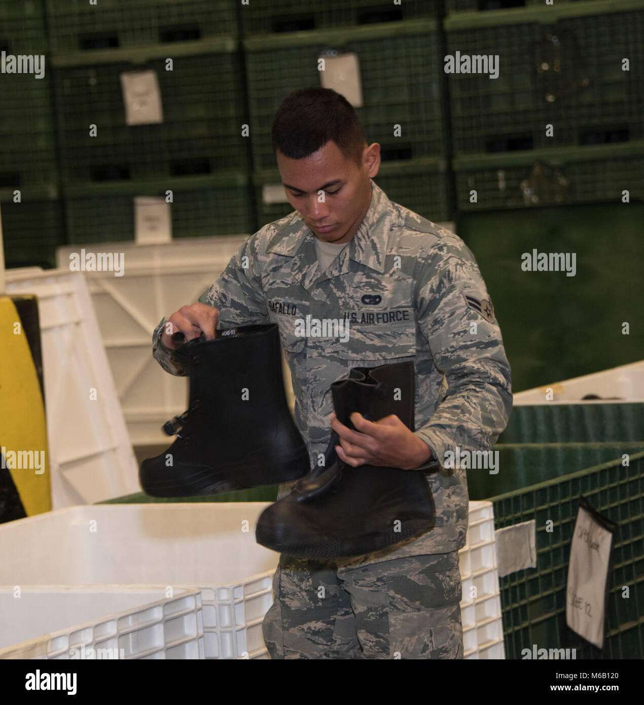 Airman assigned to the 621st Contingency Response Wing, proceed through ...
