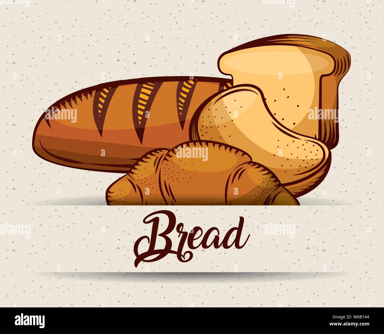 bread bakery products food template image Stock Vector Image & Art - Alamy