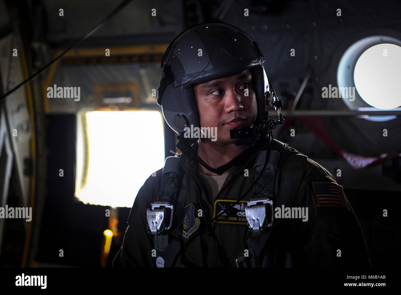 U.S. Air Force Tech. Sgt. John Quiason, 36th Airlift Squadron ...