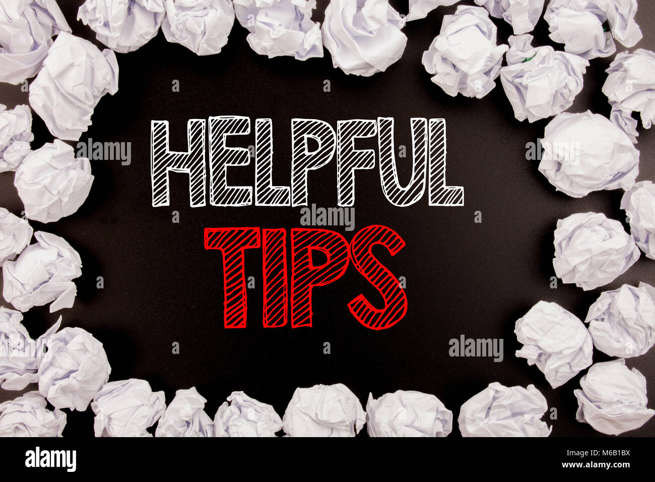 Writing text showing Helpful Tips. Business concept for Help in FAQ or ...