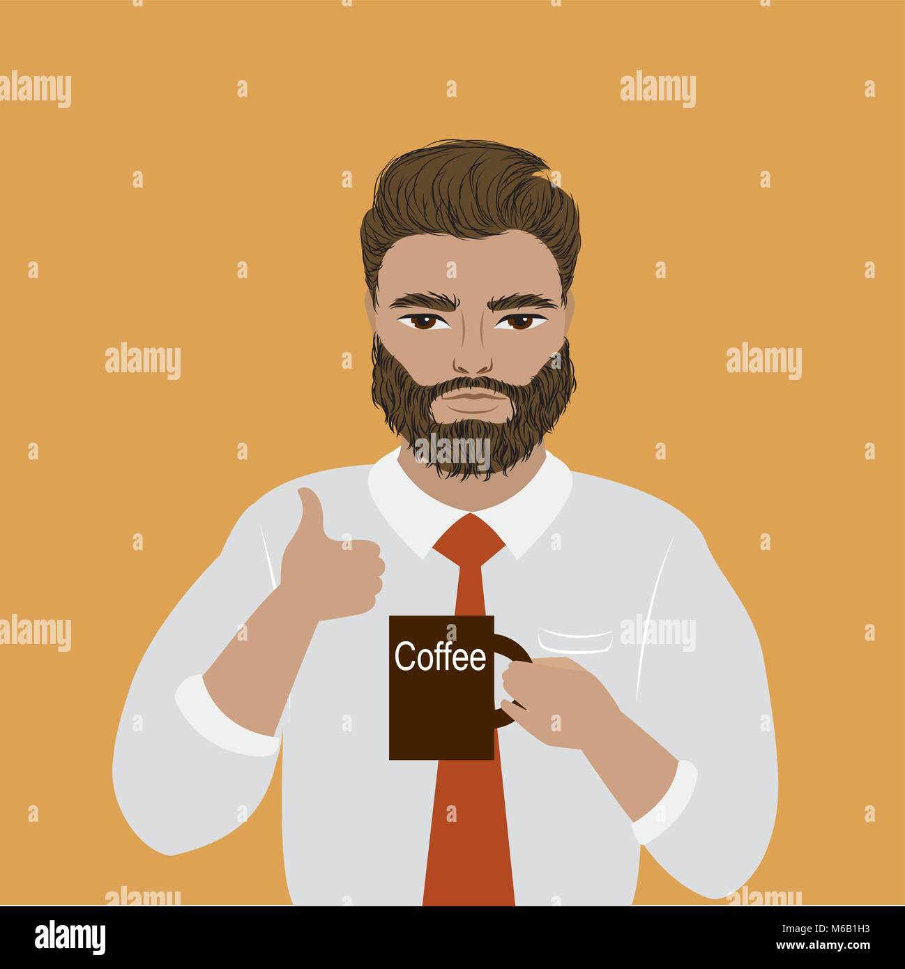 Coffee break office people Stock Vector Images - Alamy