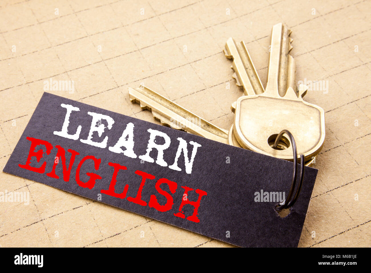 Conceptual hand writing text caption showing Learn English. Business ...