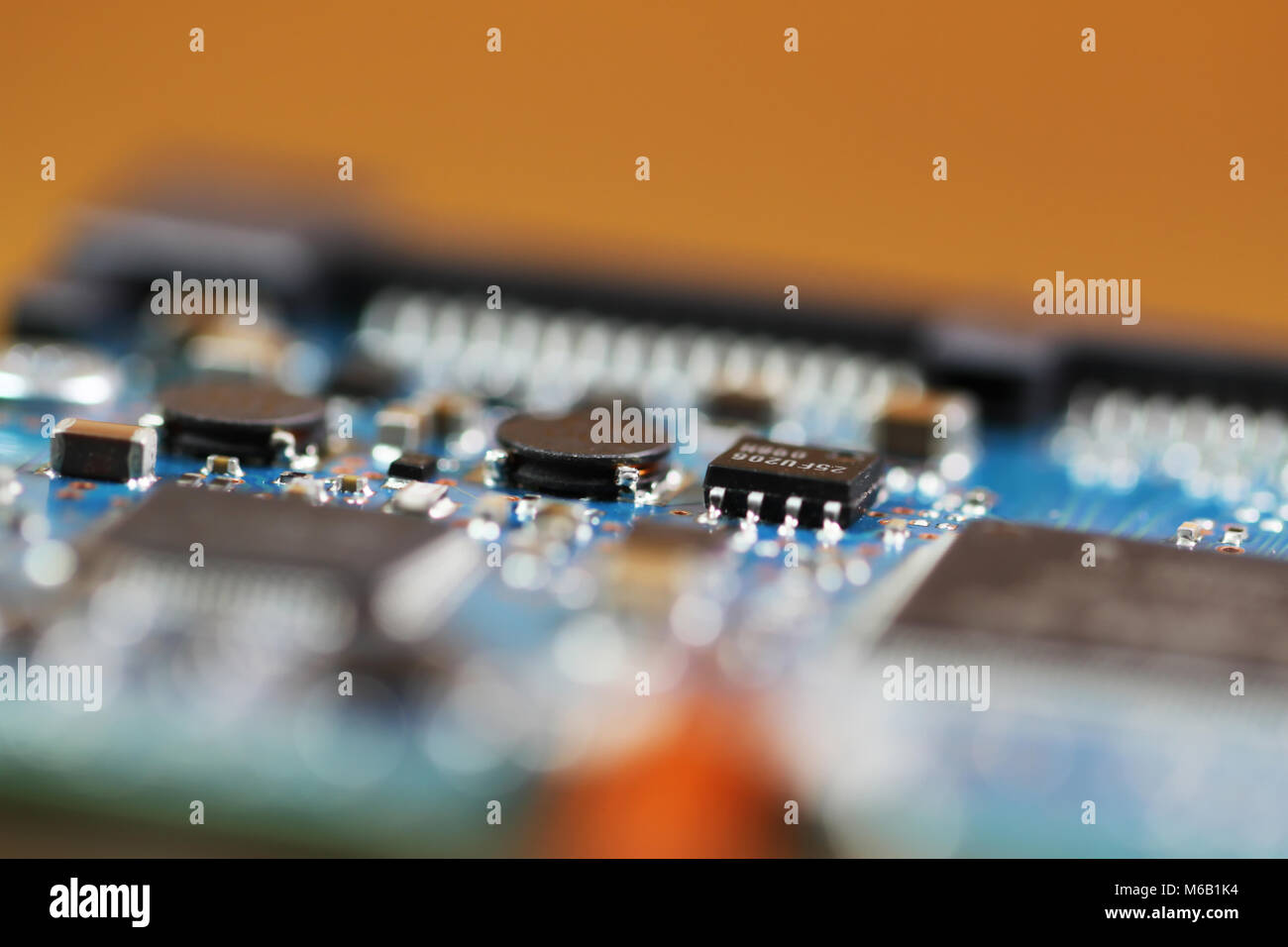 Circuit board closeup Stock Photo - Alamy