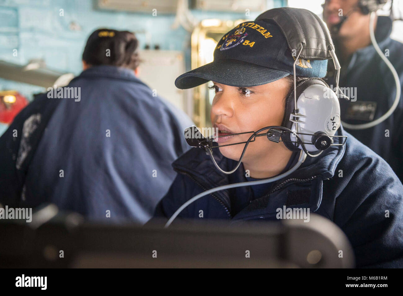 YOKOSUKA, Japan (Feb. 27, 2018) Quartermaster 2nd Class Lexi Walker ...