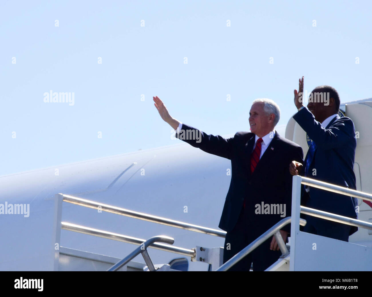 Vice President Mike Pence arrives in Nashville, Tenn. with U.S ...