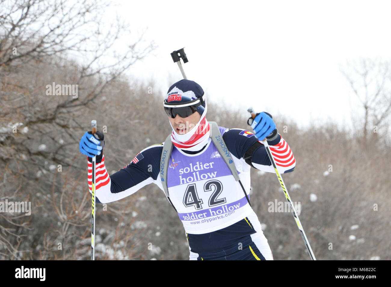 Capt. Bailey Bullock of the Colorado National Guard descends 'The ...