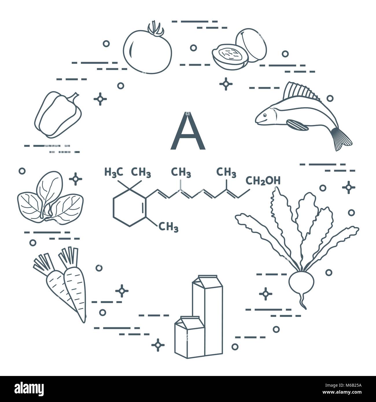 Peppers peppers contain vitamin Stock Vector Images - Alamy