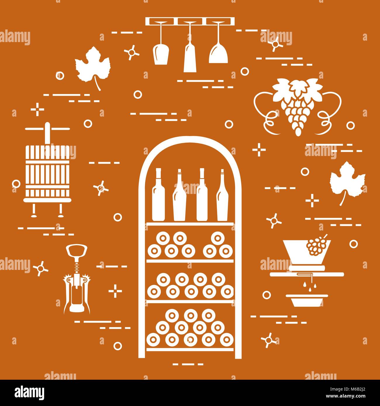 Winemaking: the production and storage of wine. Culture of drinking ...