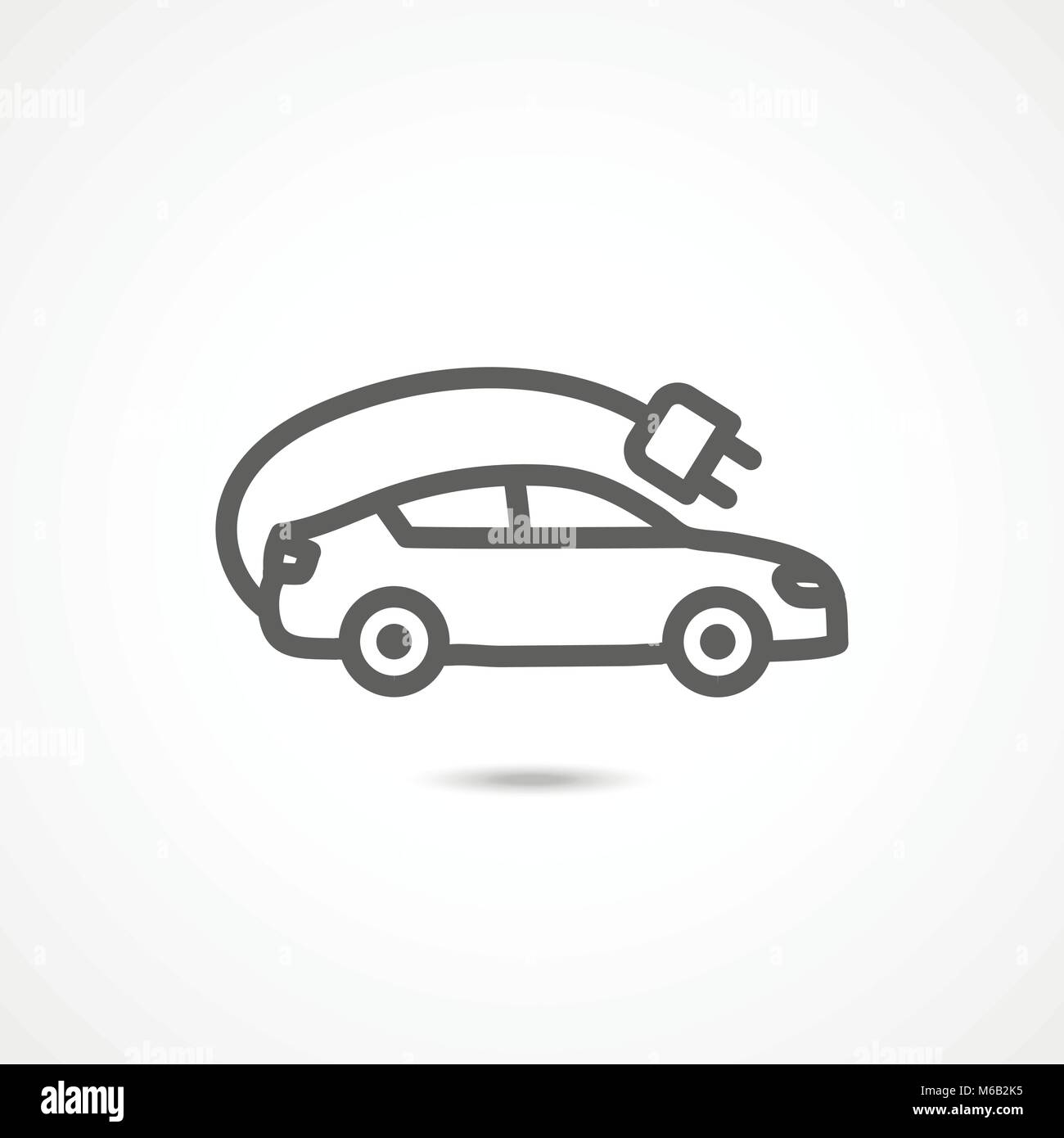 Transport electric car Stock Vector Images - Alamy