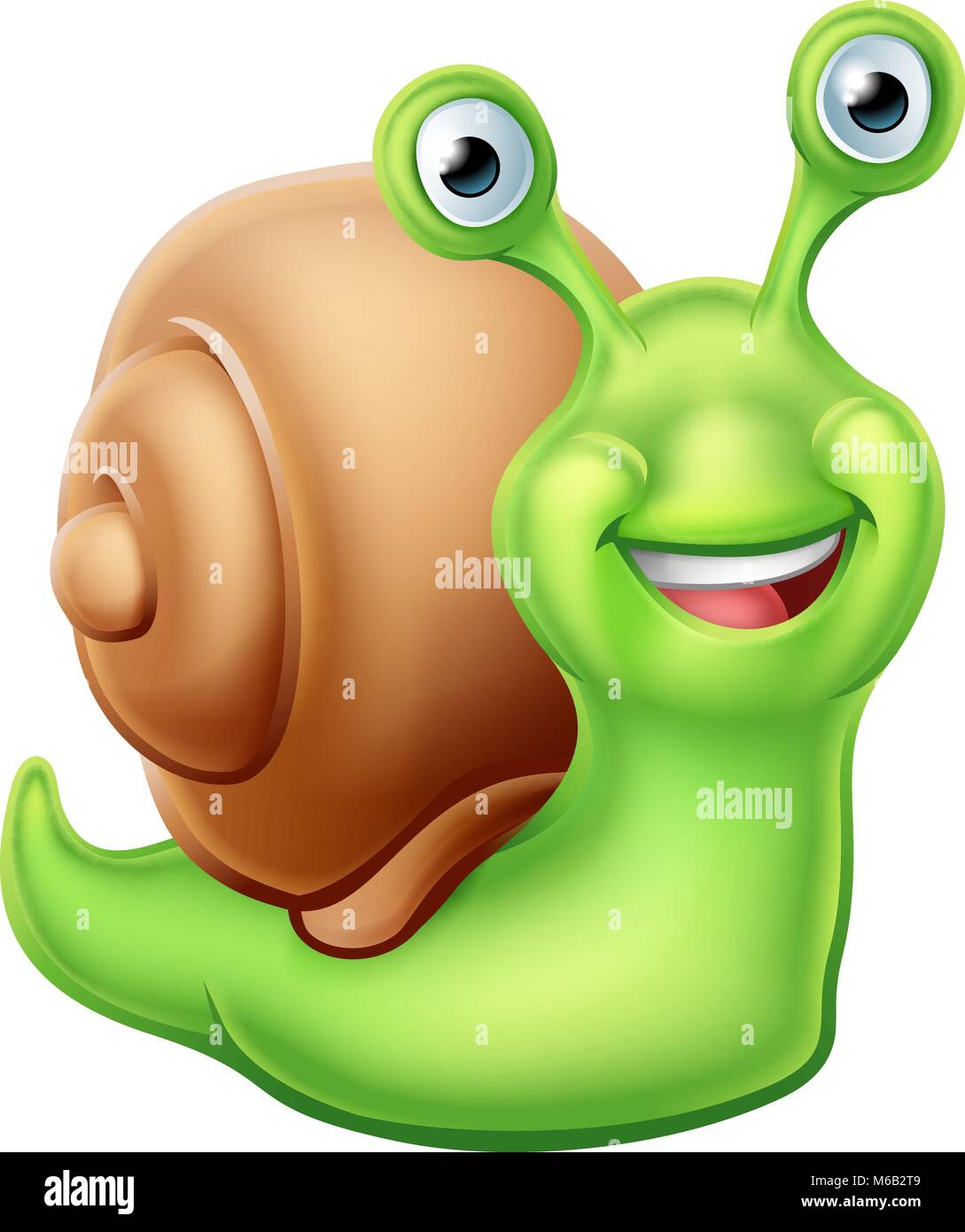 Snail Cartoon Character Stock Vector Image & Art - Alamy
