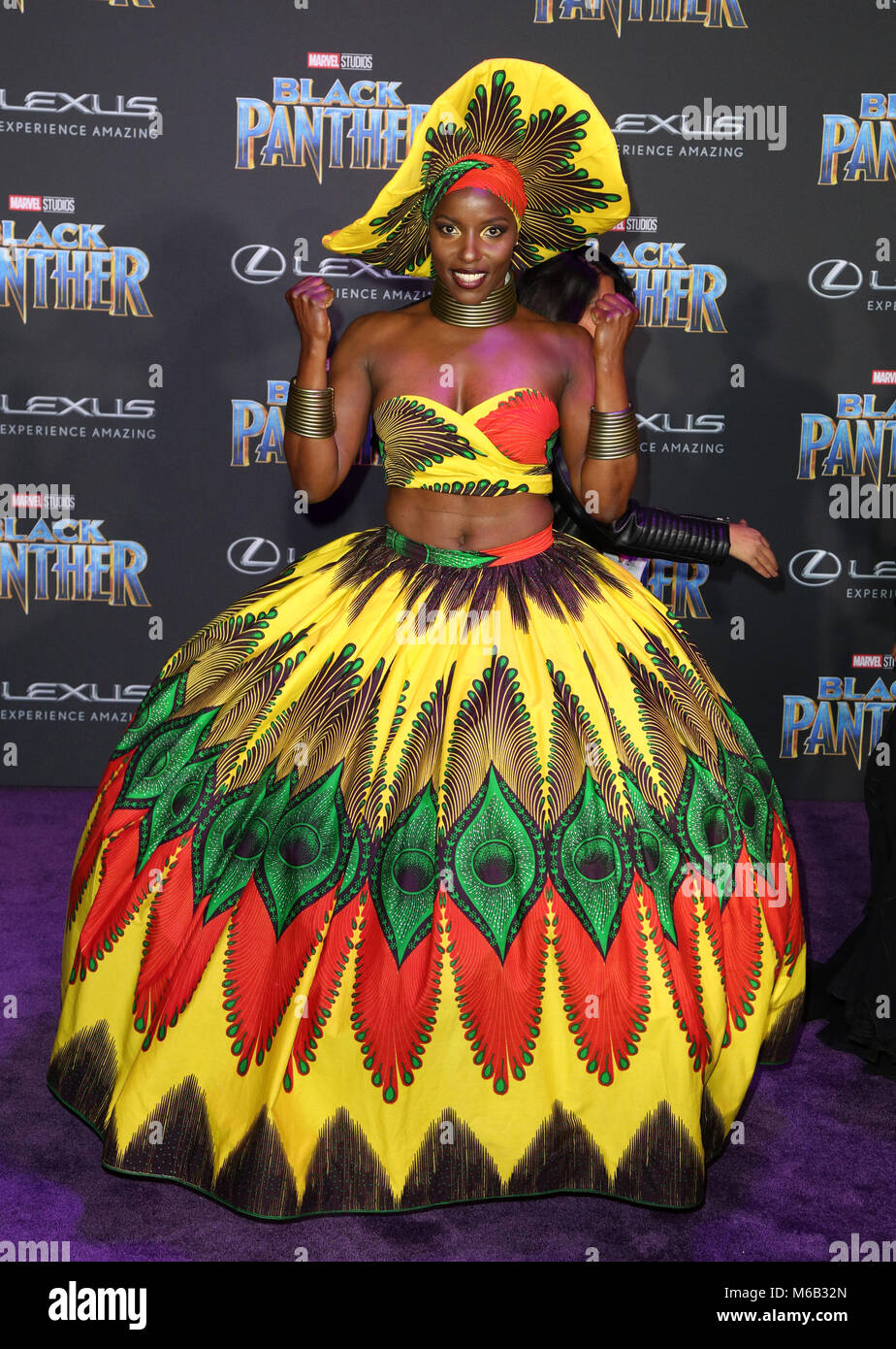 Celebrities attend World Premiere of Marvel Studios Black Panther at ...