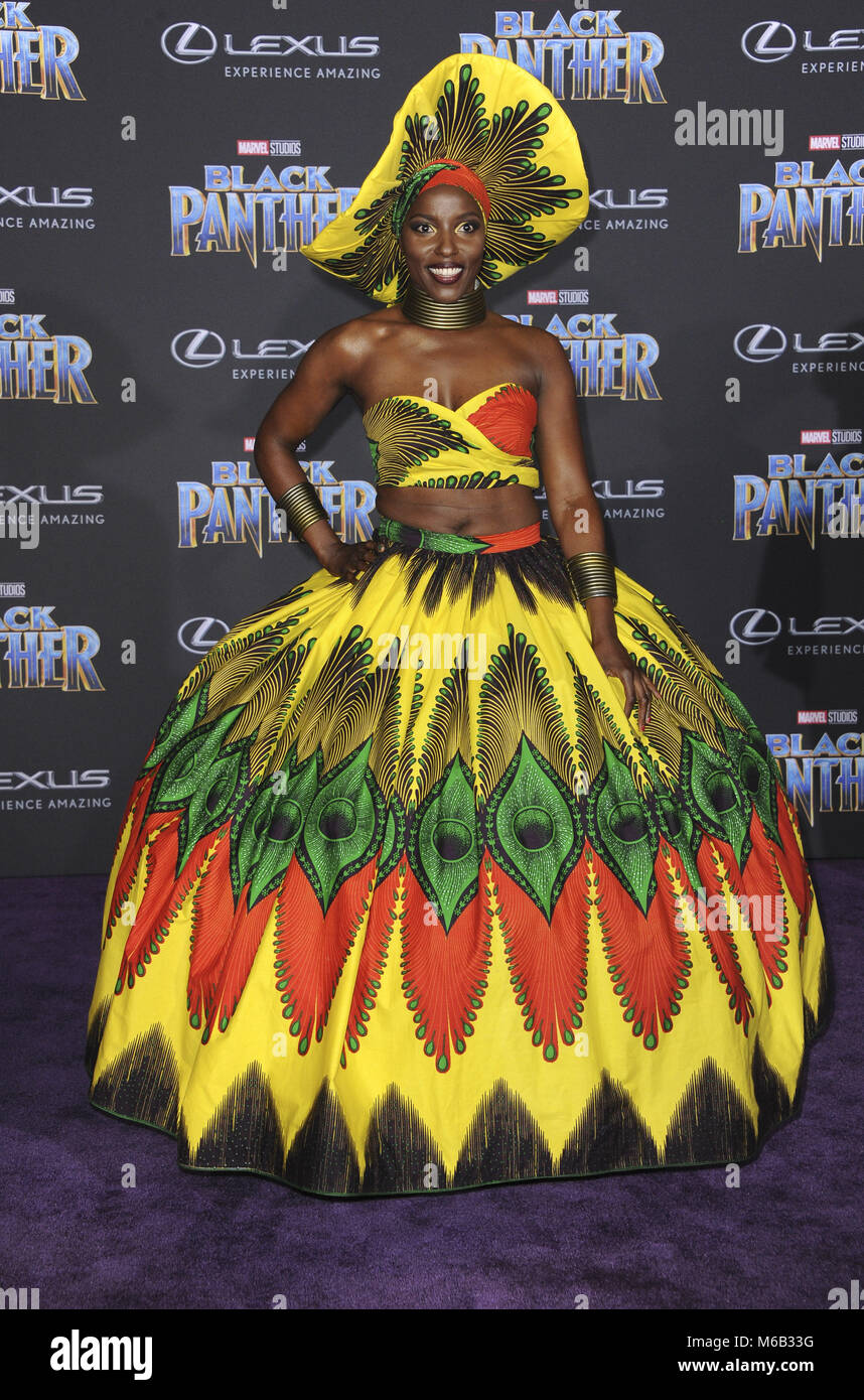 Film Premiere of Black Panther Featuring: Janeshia Adams Ginyard Where ...