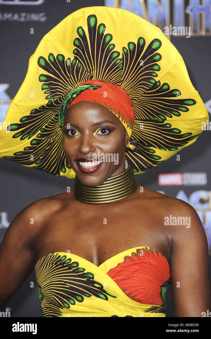 Film Premiere of Black Panther Featuring: Janeshia Adams Ginyard Where ...