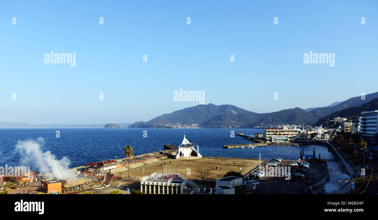Obama onsen in Kyushu, Japan Stock Photo - Alamy