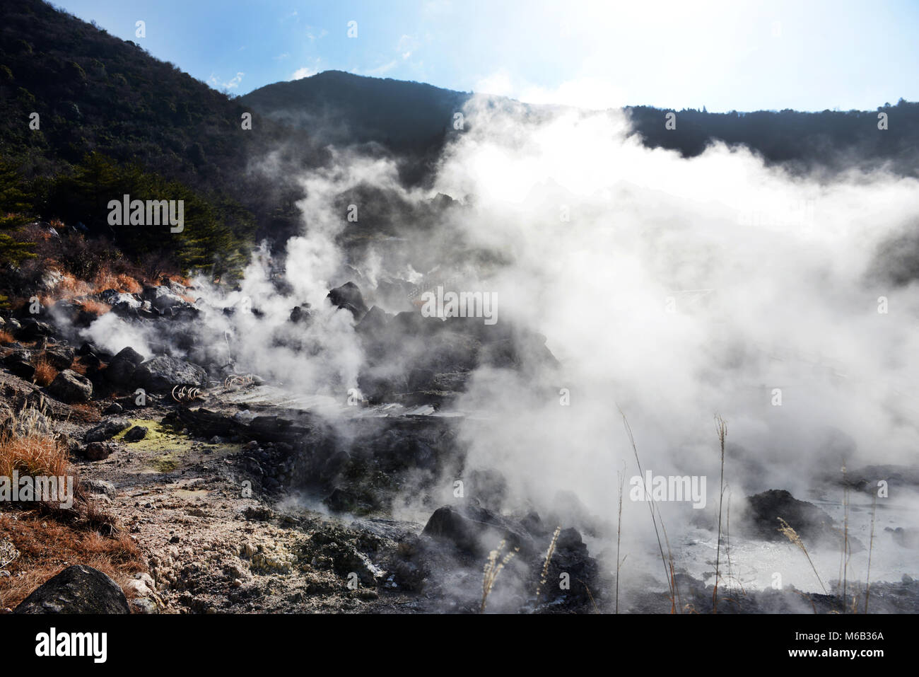 The Unzen Geopark in Nagasaki prefecture, Kyushu, Japan Stock Photo - Alamy