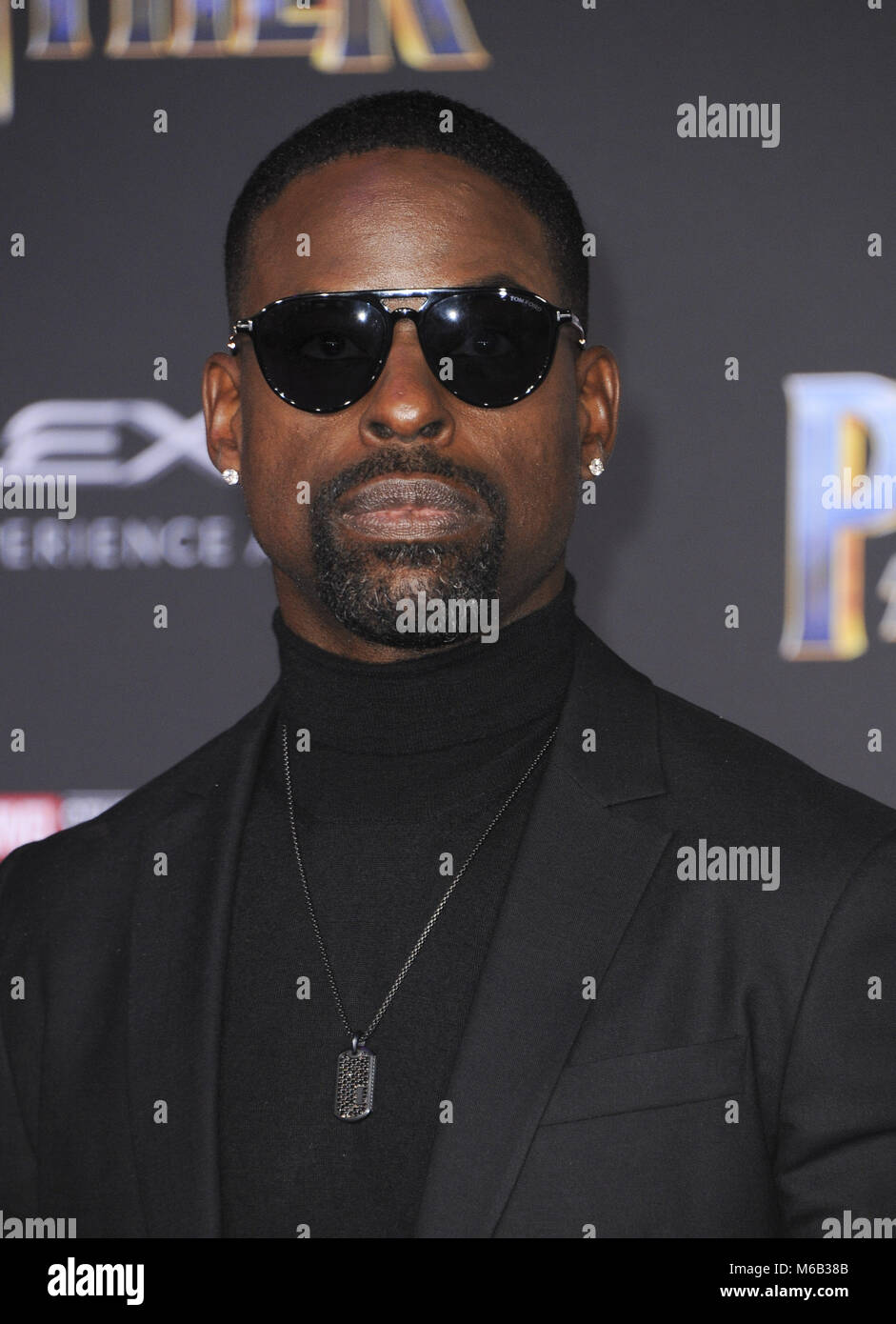 Film Premiere of Black Panther Featuring: Sterling K. Brown Where: Los ...