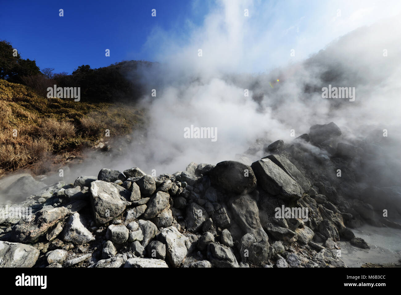 The Unzen Geopark in Nagasaki prefecture, Kyushu, Japan Stock Photo - Alamy