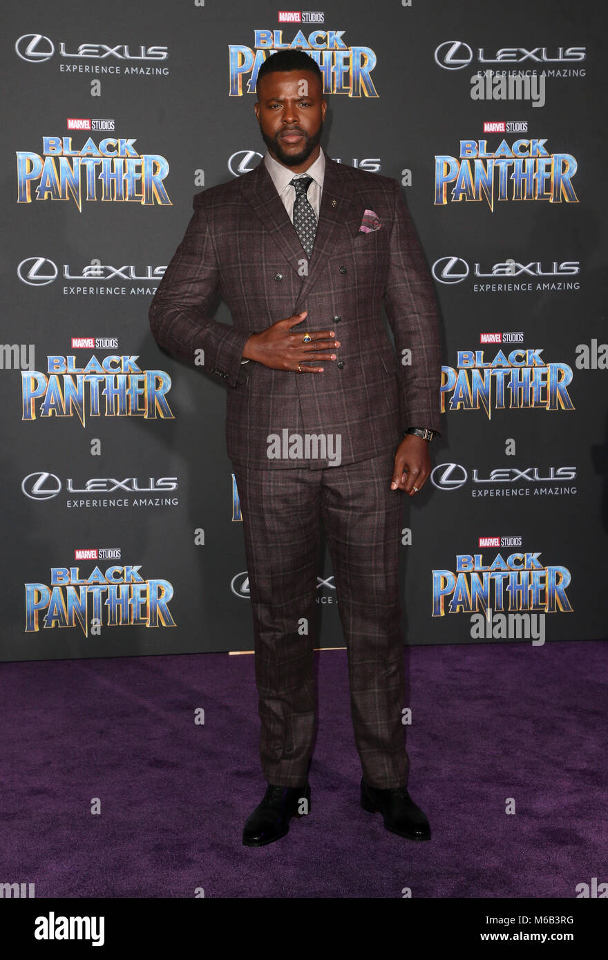 World Premiere of Marvel Studios Black Panther Featuring: Winston Duke ...