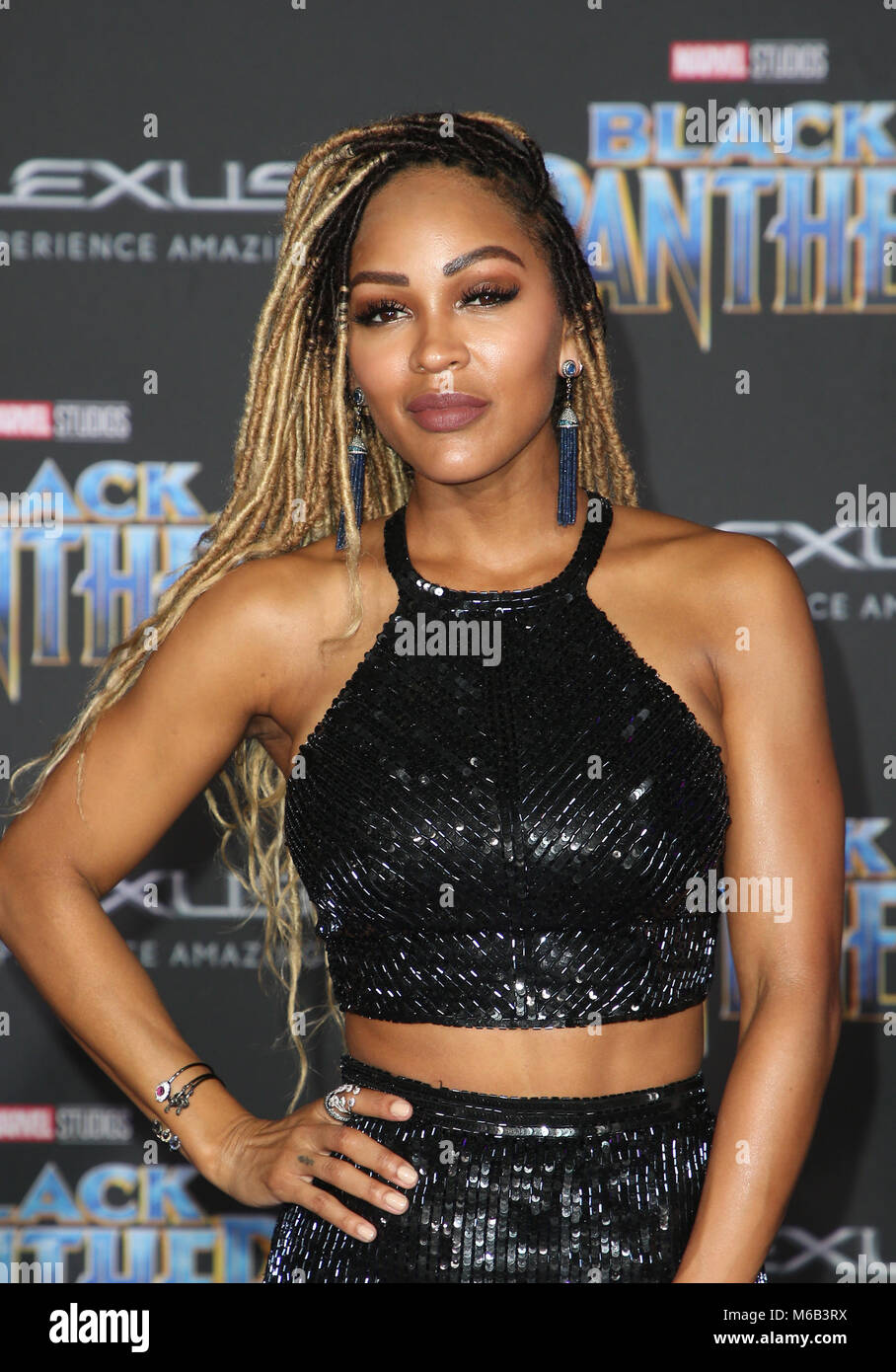 World Premiere of Marvel Studios Black Panther Featuring: Meagan Good ...