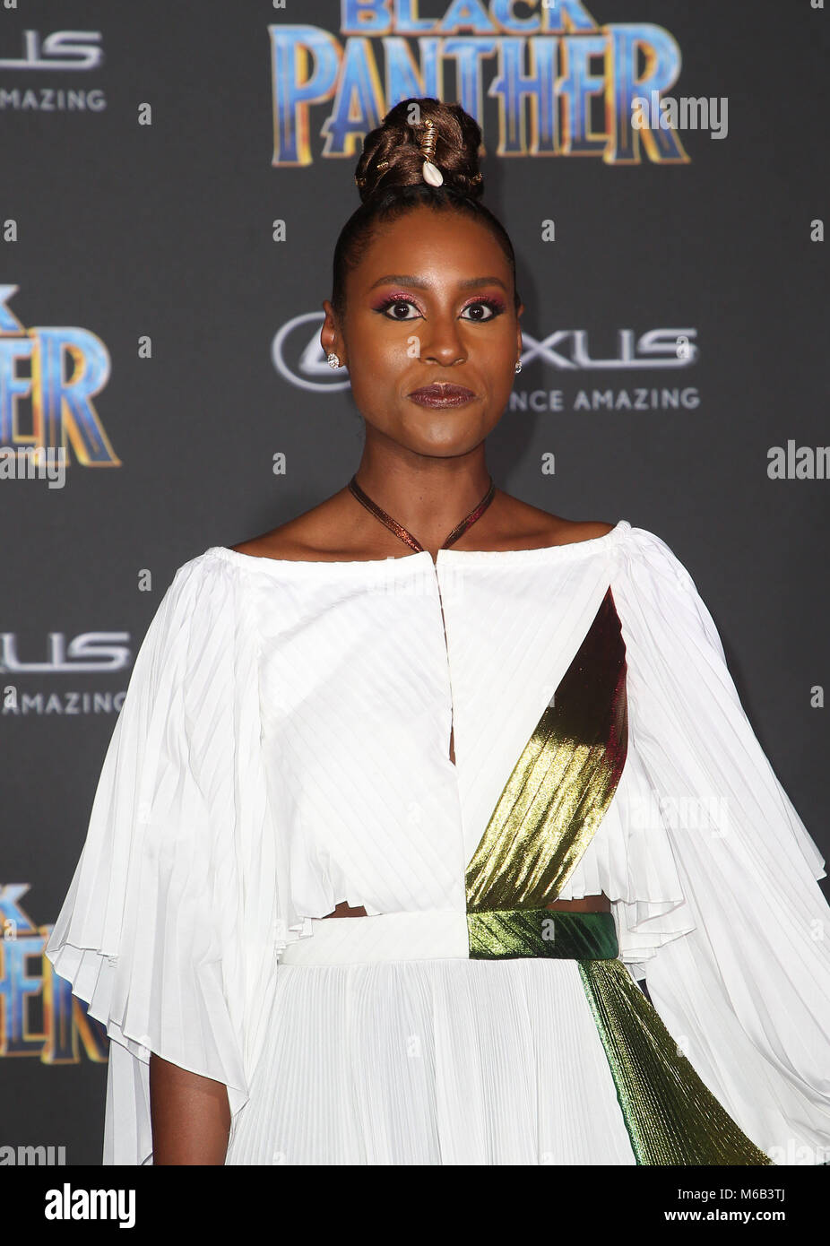 World Premiere of Marvel Studios Black Panther Featuring: Issa Rae ...