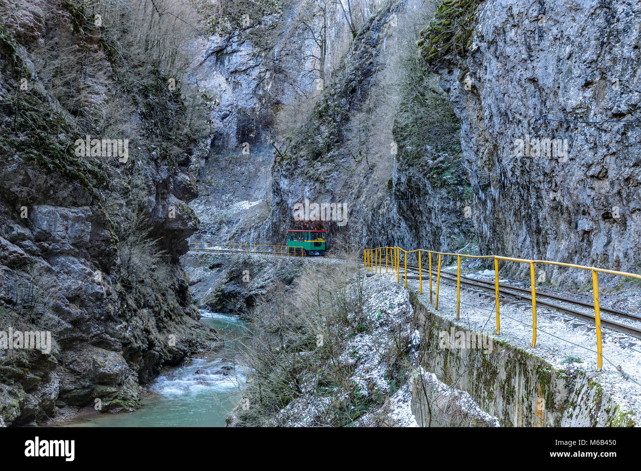 Narrow mountain river gorge hi-res stock photography and images - Alamy