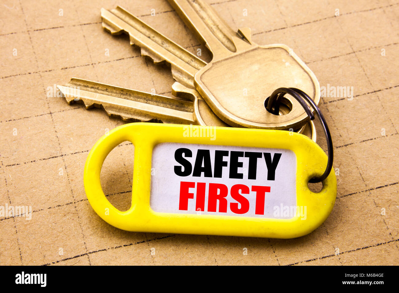 Word, writing Safety First. Business concept for Safe Warning Written ...