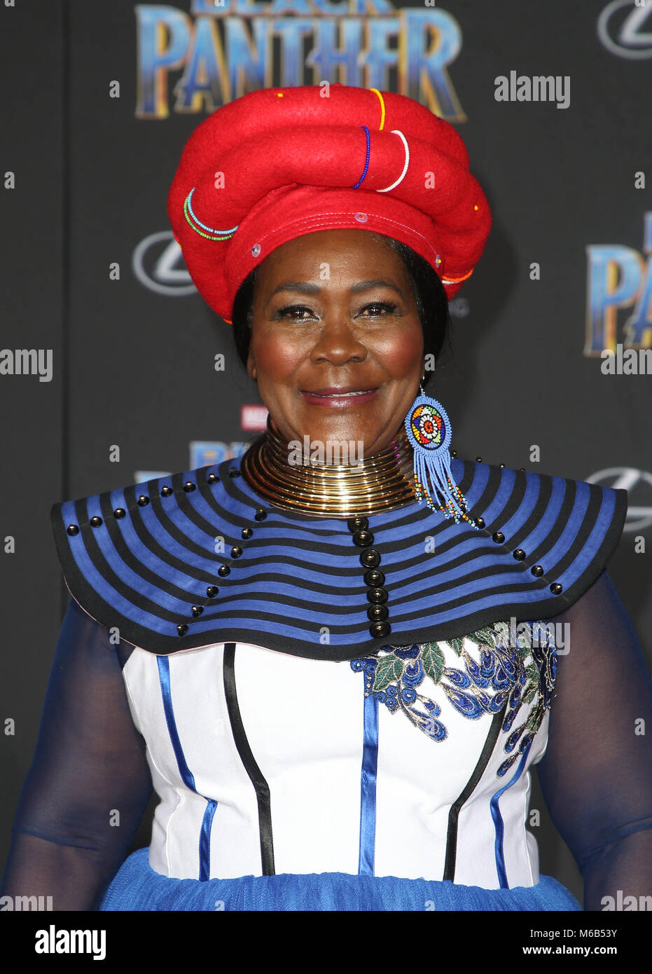 World Premiere of Marvel Studios Black Panther Featuring: Connie Chiume ...