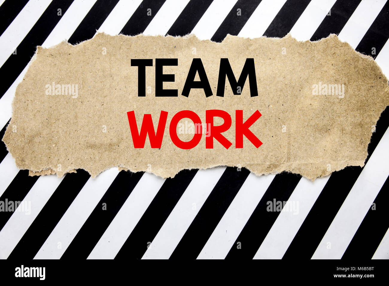 Handwritten text showing Team Work. Business concept writing for ...