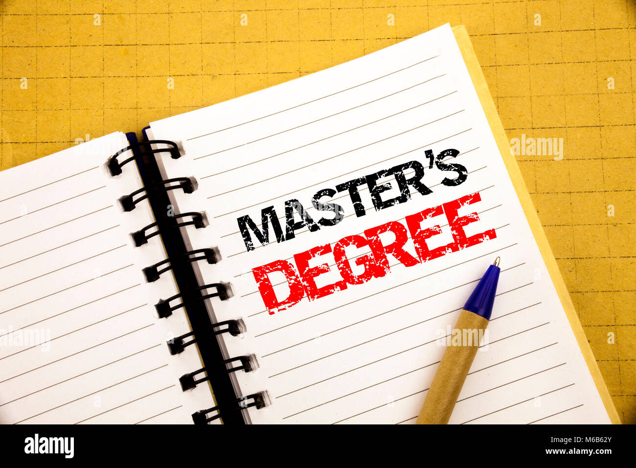 Master s Degree. Business concept for Academic Education written on ...